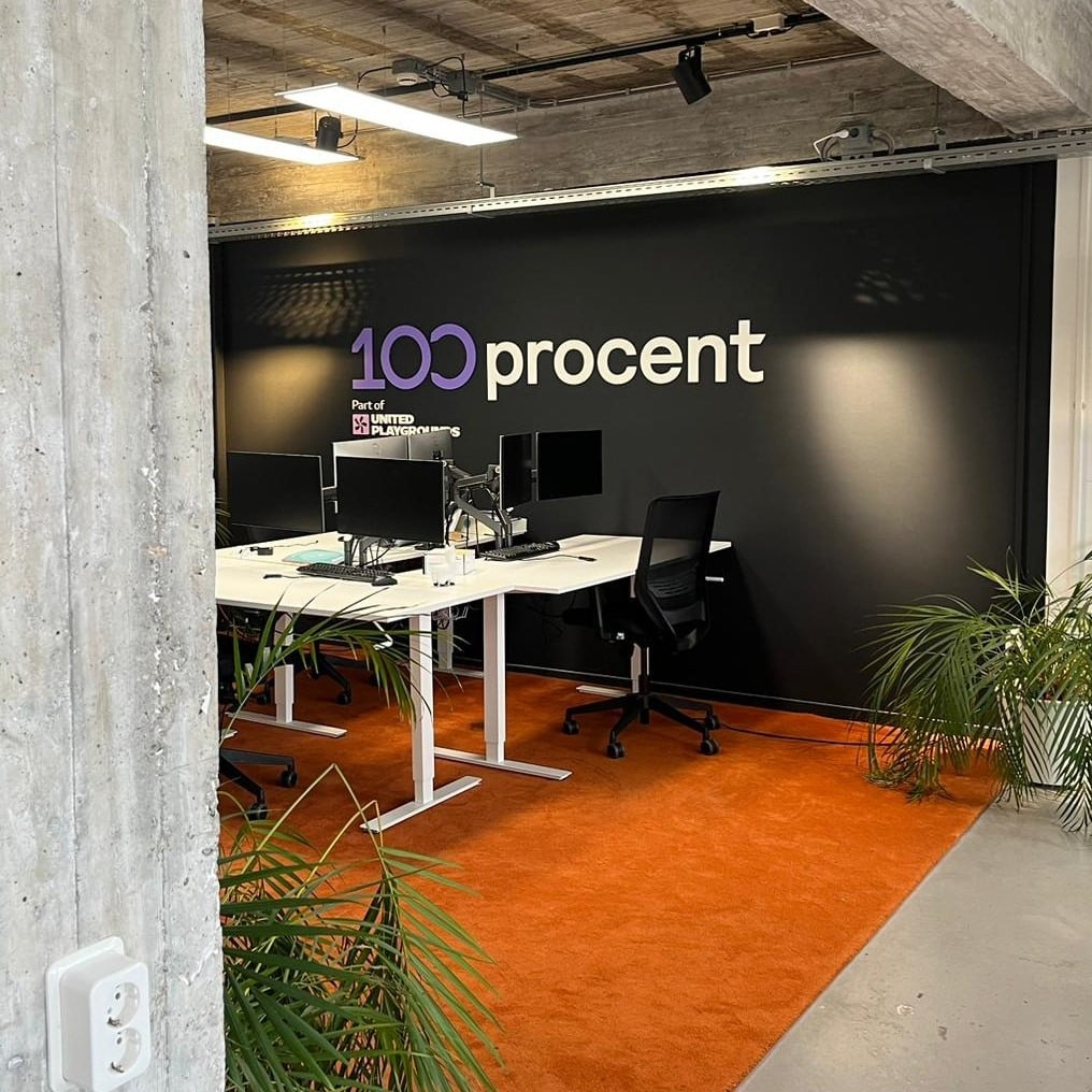 100 Procent - Logo en letters