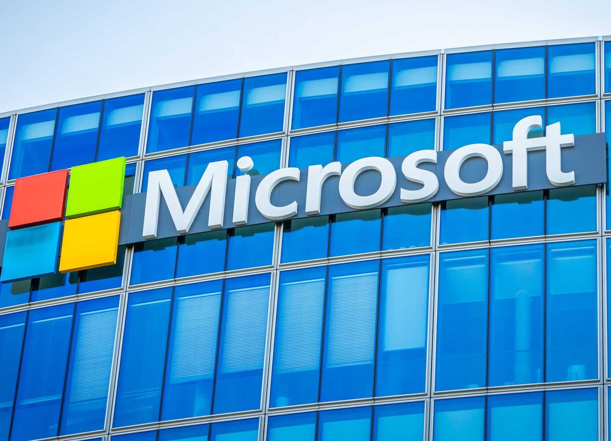 Microsoft - Logo en letters